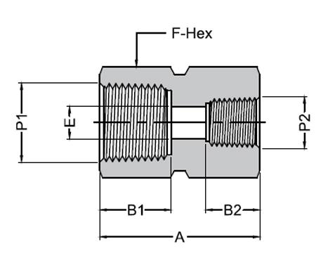 Hex Reducing Coupling – Super Engineering Works